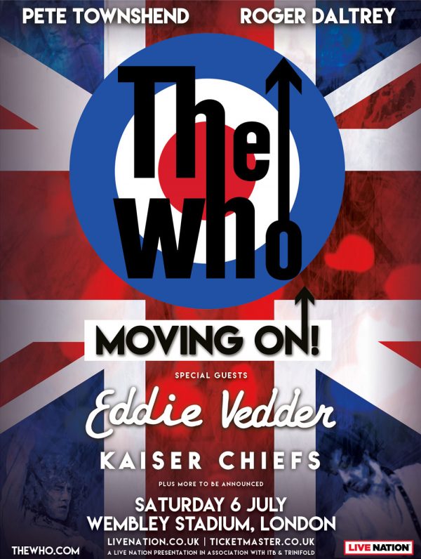 The Who announce Moving On! show at Wembley Stadium for July 2019 - The Who