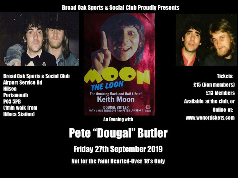 An Evening with Peter 'Dougal' Butler - The Who
