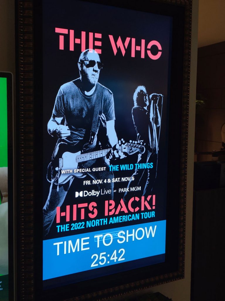 The Who Hits Back! Tour: Dolby Live, Las Vegas, NV, 4 November 2022 ...