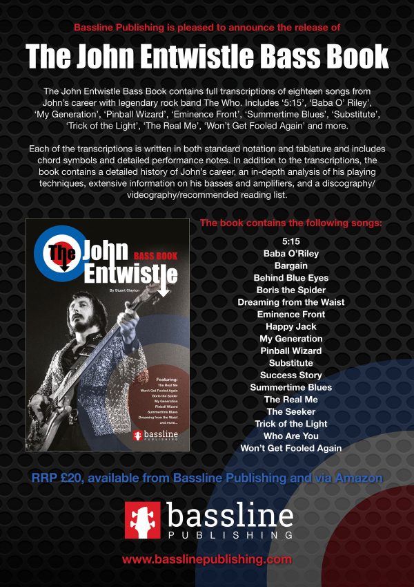 The John Entwistle Bass Book - The Who