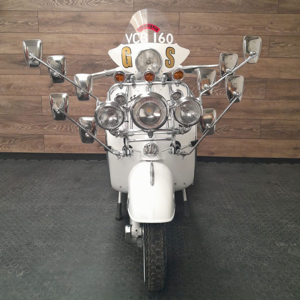 Have a selfie taken on the Ace Face's Vespa GS this summer! - The Who