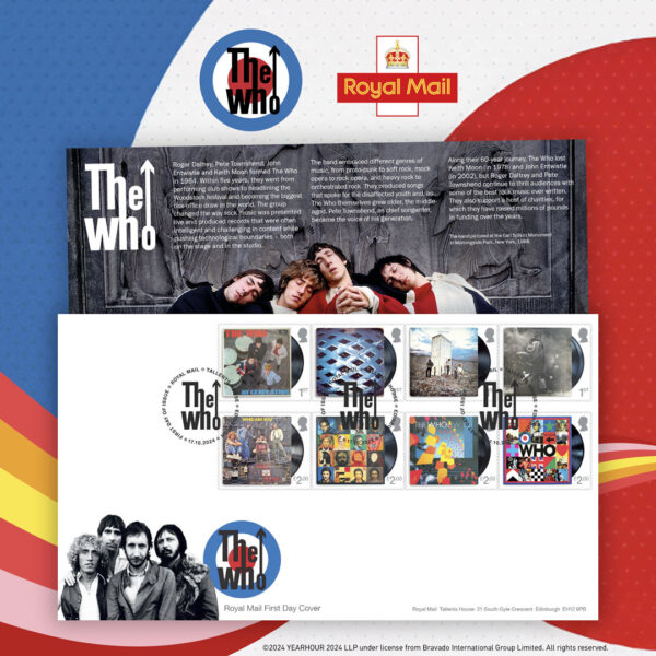 New Royal Mail stamps celebrate 60 years of The Who - The Who